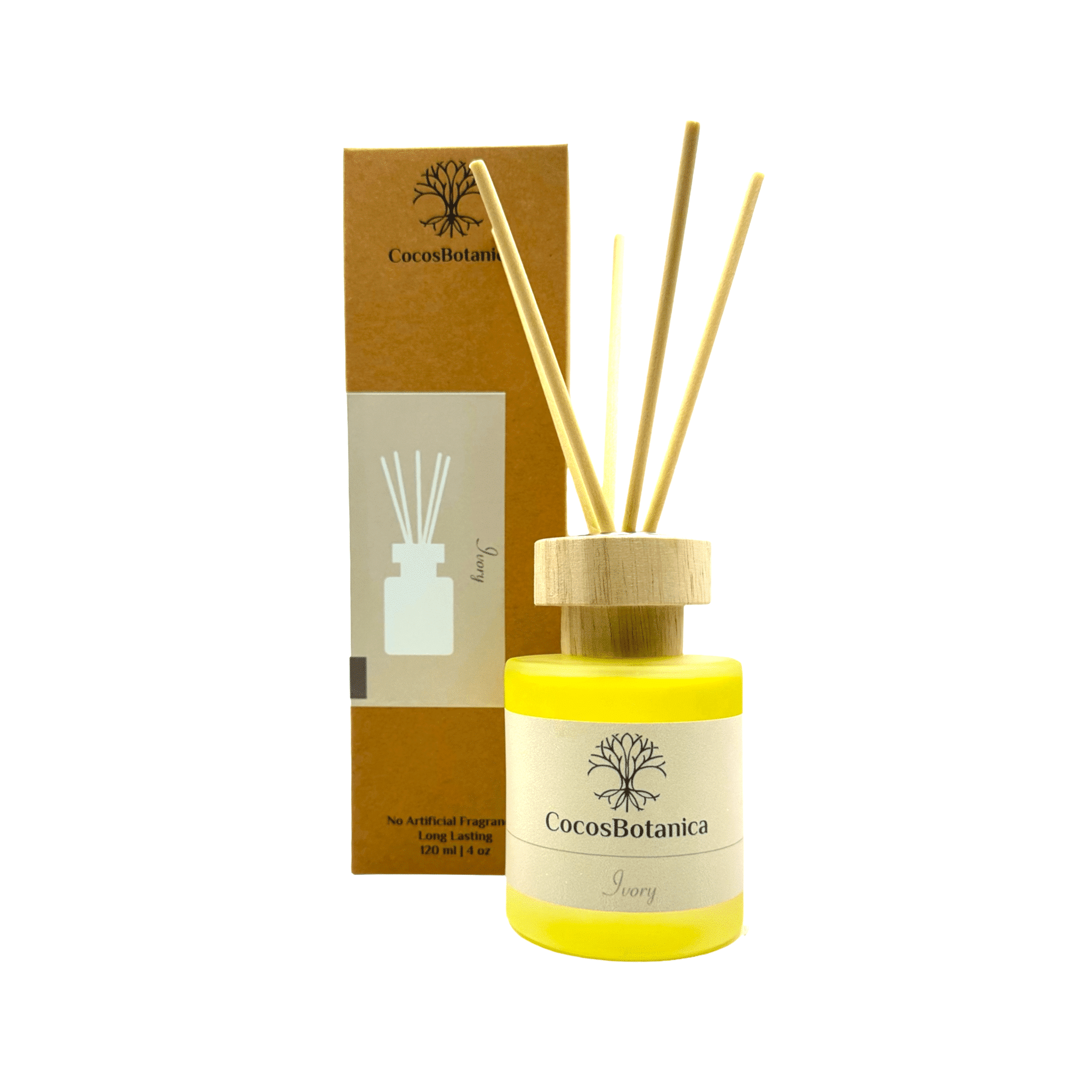 Ivory Reed Diffuser (120ml) - CocosBotanica by Dayyan James