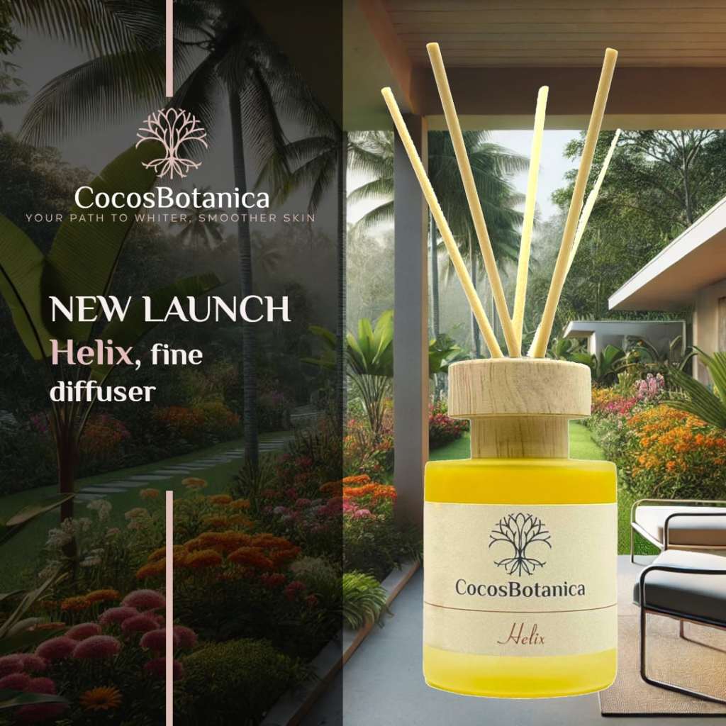 Helix Reed Diffuser (120ml) - CocosBotanica by Dayyan James