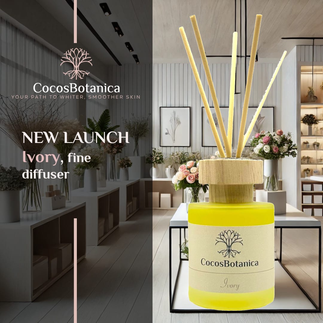 Ivory Reed Diffuser (120ml) - CocosBotanica by Dayyan James
